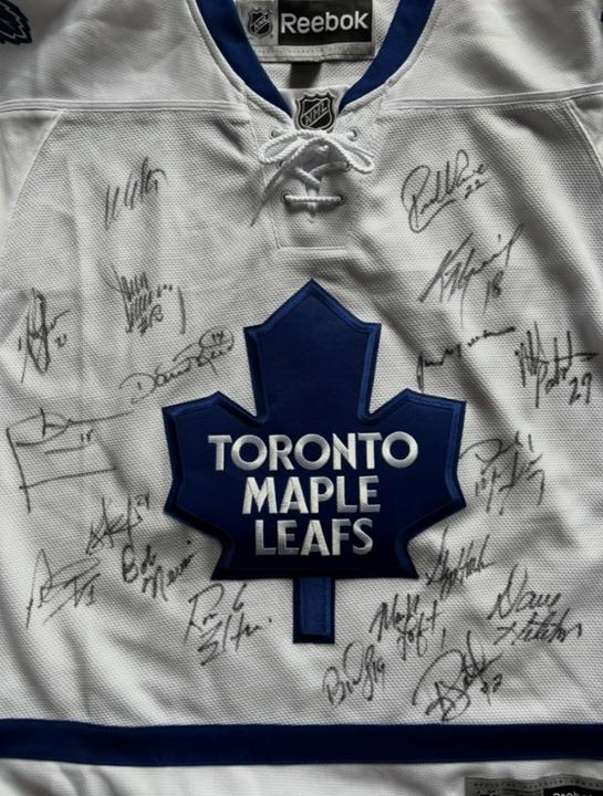 Authentic Toronto Maple Leafs Alumni signed jersey | Powered by Givergy